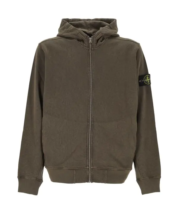 Stone Island Zip-up Hooded Jacket