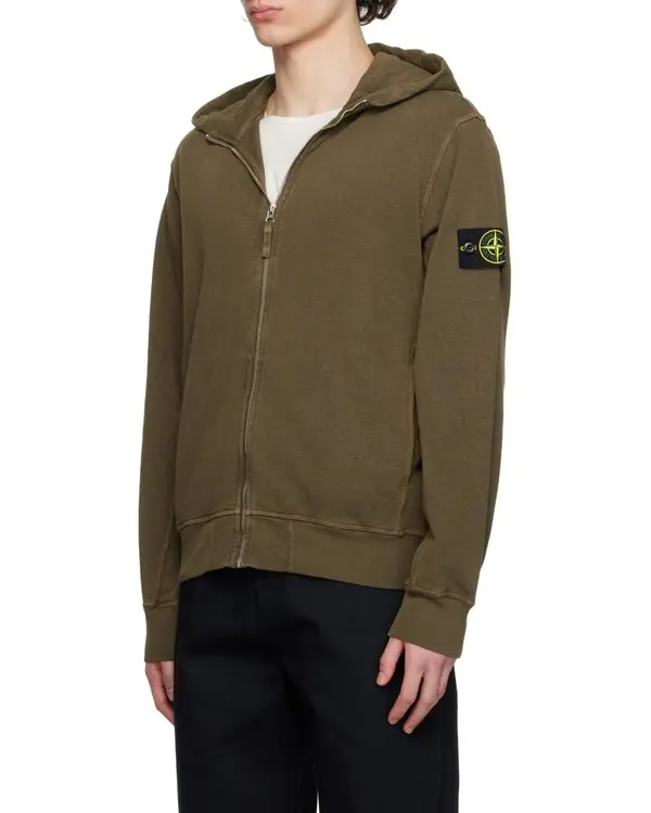 Stone Island Zip-up Hooded Jacket
