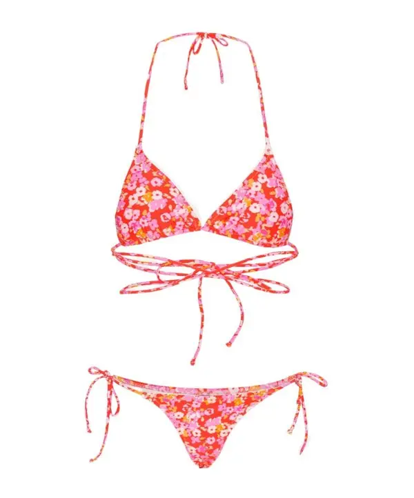 ROTATE BY BIRGER CHRISTENSEN Reina Olga Flower-print Bikini