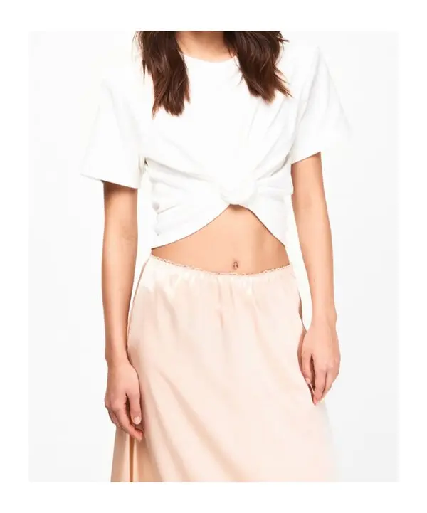 Magda Butrym Knotted Crop Top
