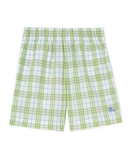 Burberry Check Cotton Shorts