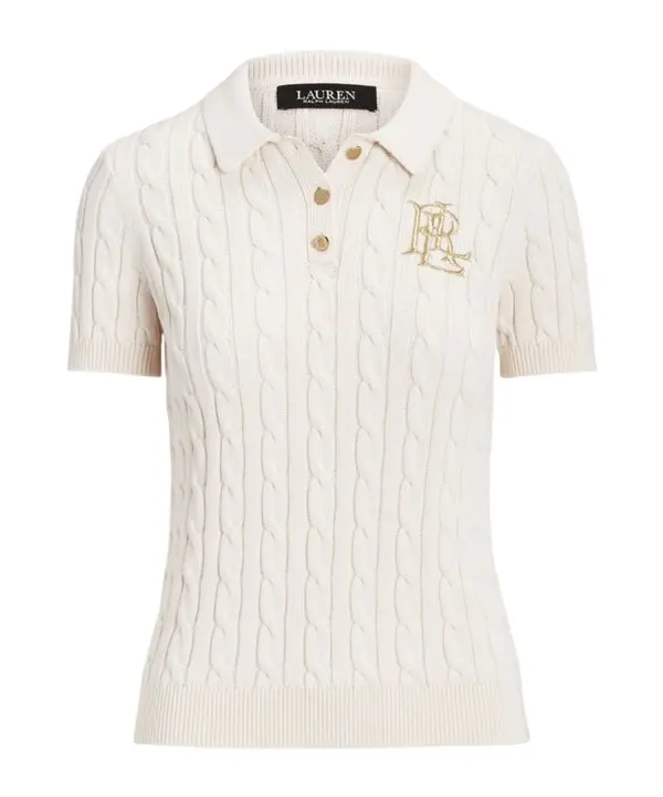 Ralph Lauren Cable Knit Polo Shirt