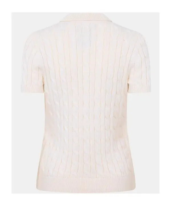 Ralph Lauren Cable Knit Polo Shirt