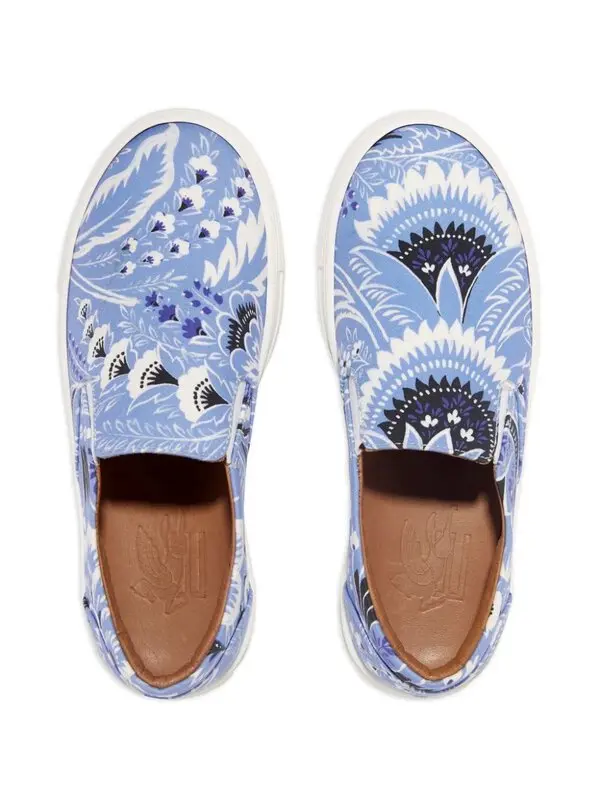 Etro Paisley-print Slip-on Trainers