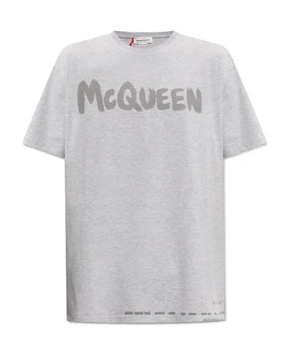 Alexander McQueen Logo Printed Crewneck T-shirt