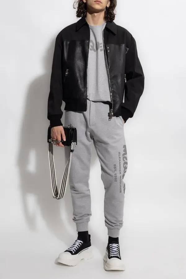 Alexander McQueen Logo Printed Crewneck T-shirt