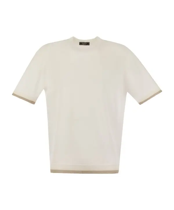 Peserico Ribbed Hem T-shirt