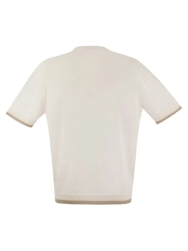 Peserico Ribbed Hem T-shirt