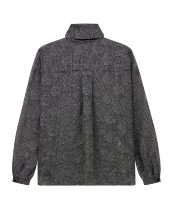 Emporio Armani Printed Satin Shirt Signature Capsule
