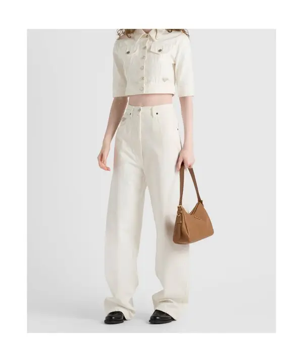 Prada Wide-leg Denim Jeans