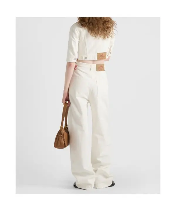 Prada Wide-leg Denim Jeans