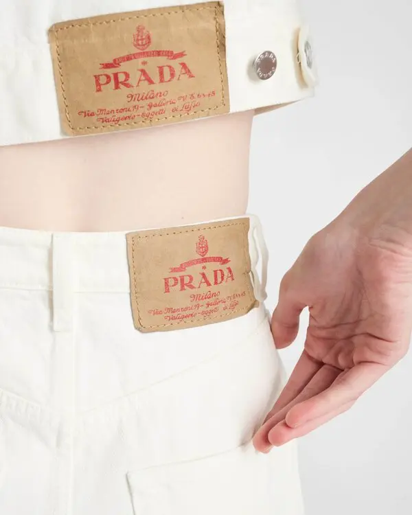 Prada Wide-leg Denim Jeans