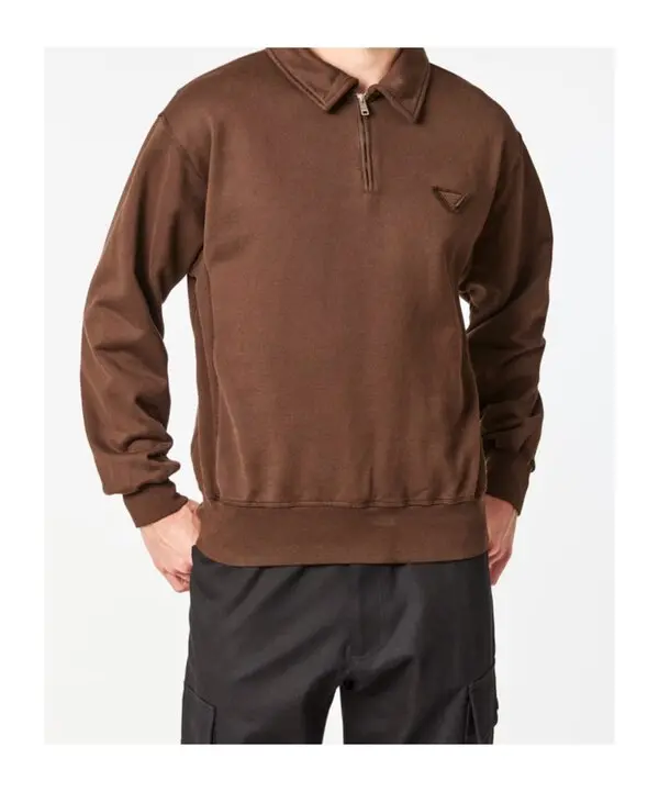 Prada Quarter-zip Fleece Sweatshirt