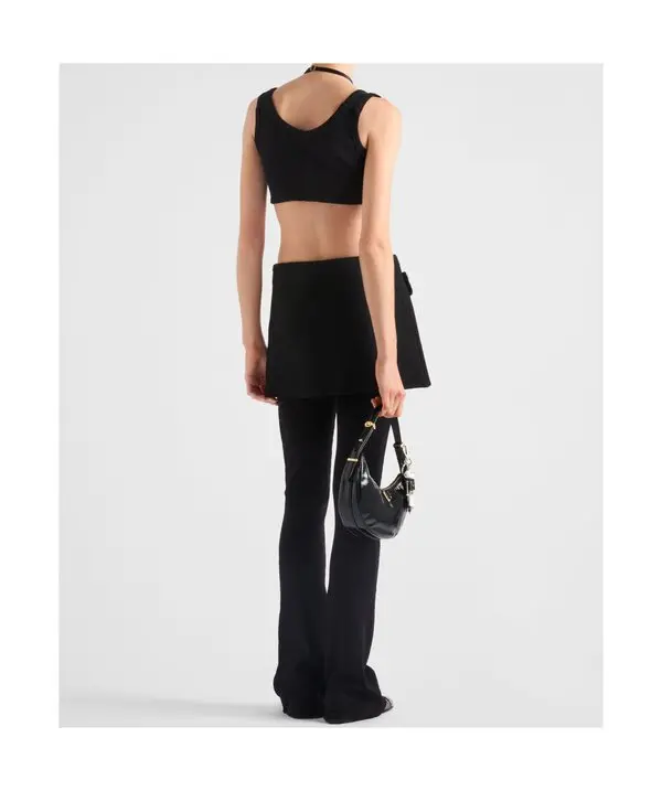 Prada Jersey Cropped Top