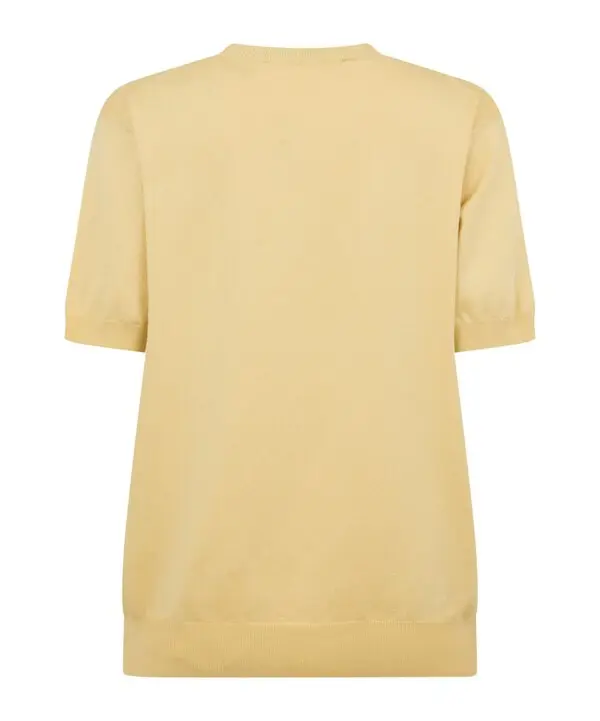 Prada Short-sleeved Knit Top - Nude