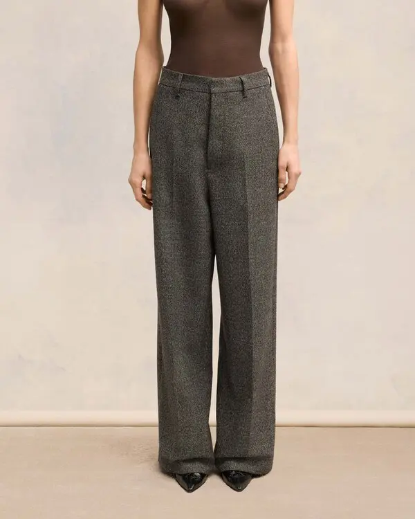 AMI Paris Wide-leg Fit Trousers