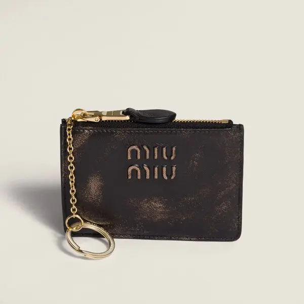 Miu Miu Nappa Leather Card Holder