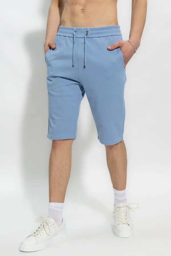 Balmain Drawstring Elastic Waist Track Shorts