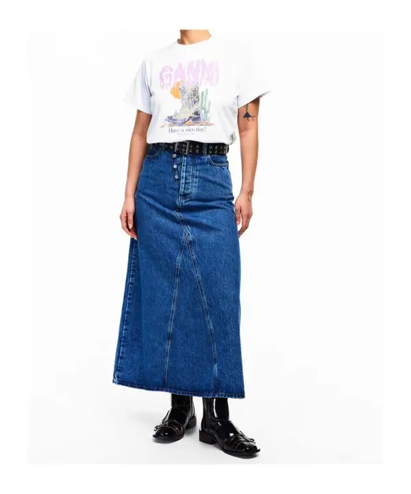 GANNI Logo Graphic T-shirt