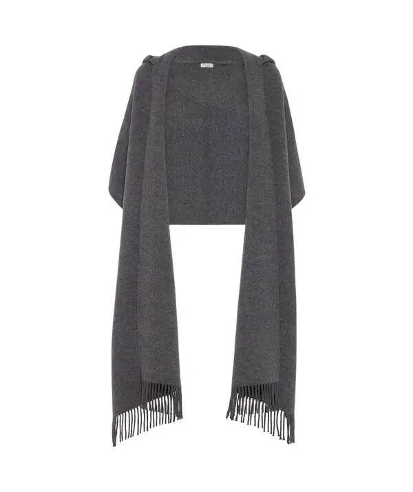 Brunello Cucinelli Knitted Fringed Scarf