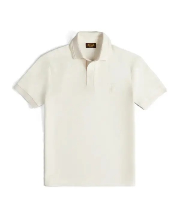 TOD'S Embroidered-logo Polo Shirt