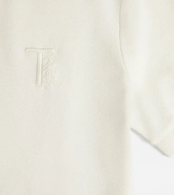 TOD'S Embroidered-logo Polo Shirt