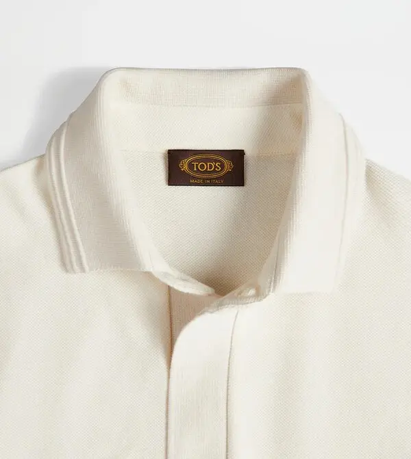 TOD'S Embroidered-logo Polo Shirt