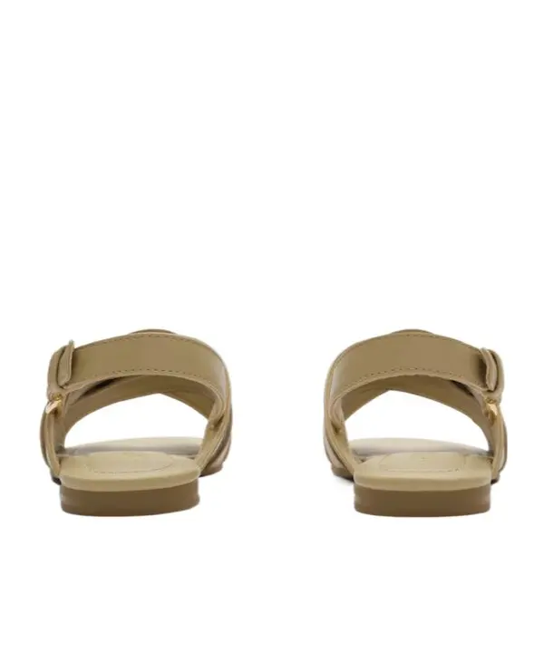Burberry Checked Slingback Sandals