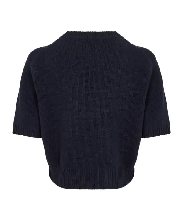 Prada Short Sleeve Crew Neck Knit Sweater