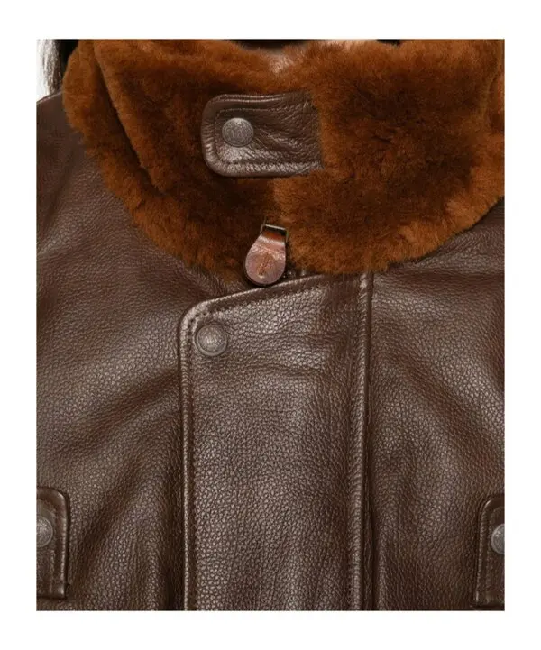 R13 Flap-pocket Leather Jacket