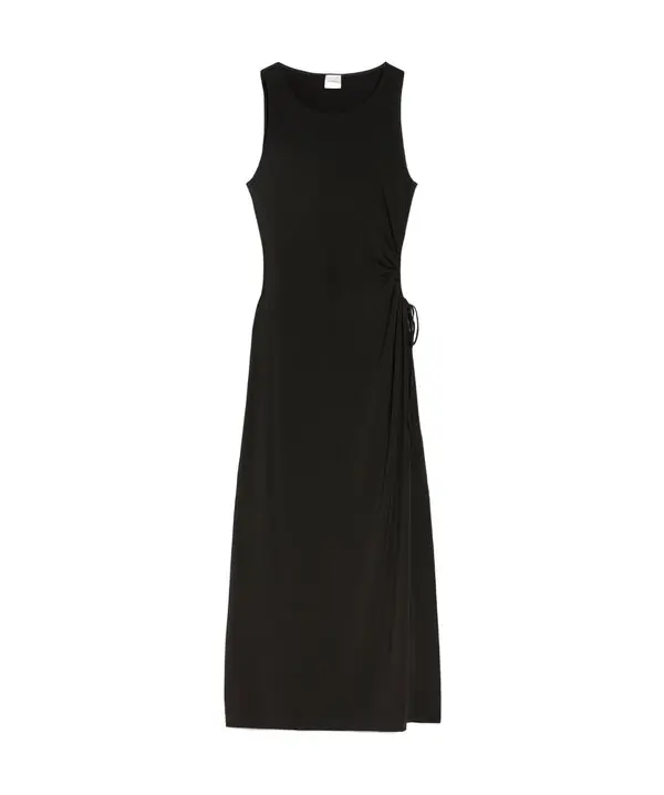 Max Mara Slim-fit Crepe Jersey Dress - Black
