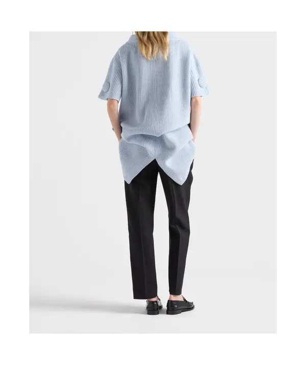 Prada Mouliné Wool Knit Dress