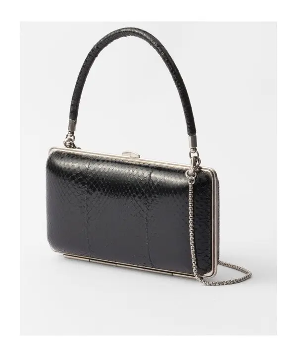 Prada Ayers Leather Clutch