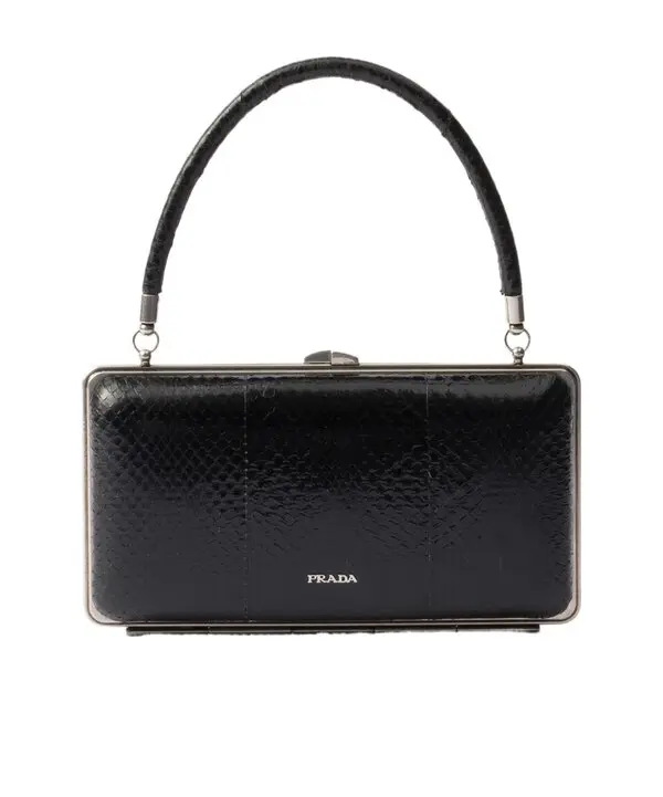 Prada Ayers Leather Clutch