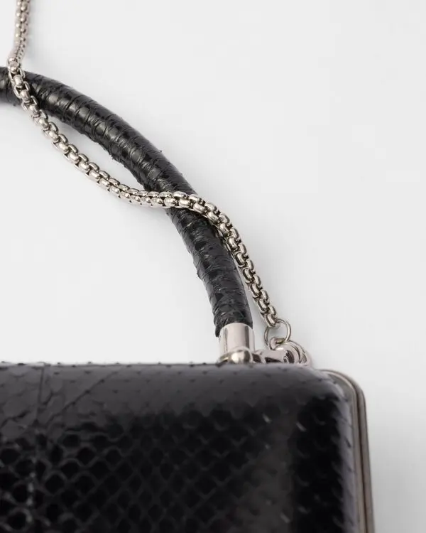 Prada Ayers Leather Clutch