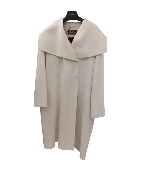 Max Mara Collared Coat - Nude