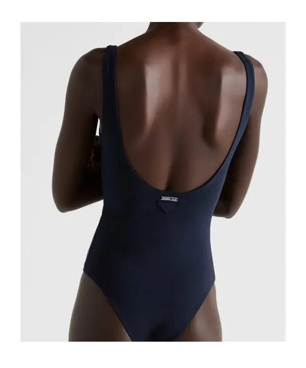 Prada One-piece Stretch Jersey Swimsuit