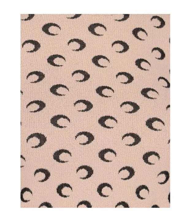 MARINE SERRE Moon Jacquard Cropped Jumper