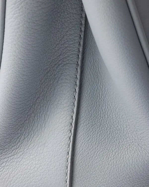 Prada Galleria Small Leather Bag - Gray