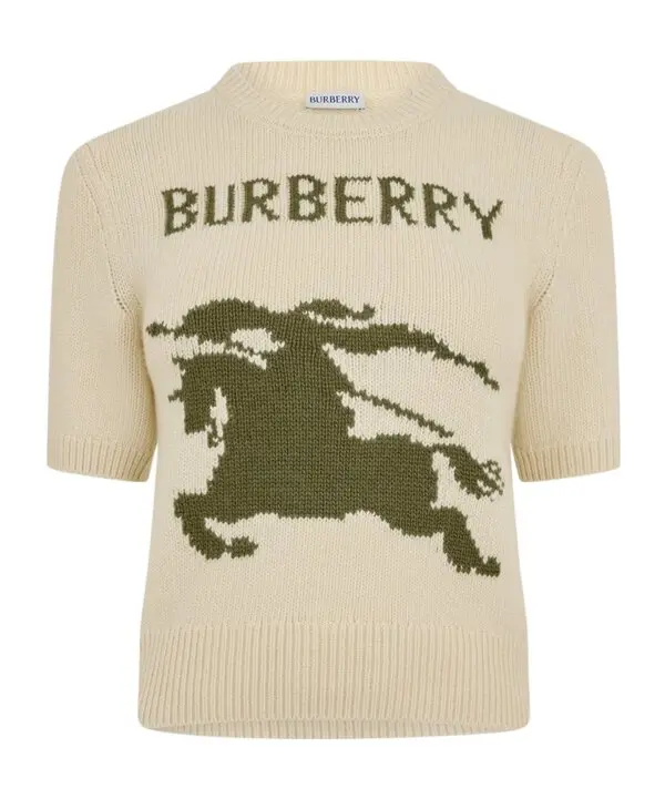 Burberry Crew Neck Short Sleeve Sweater