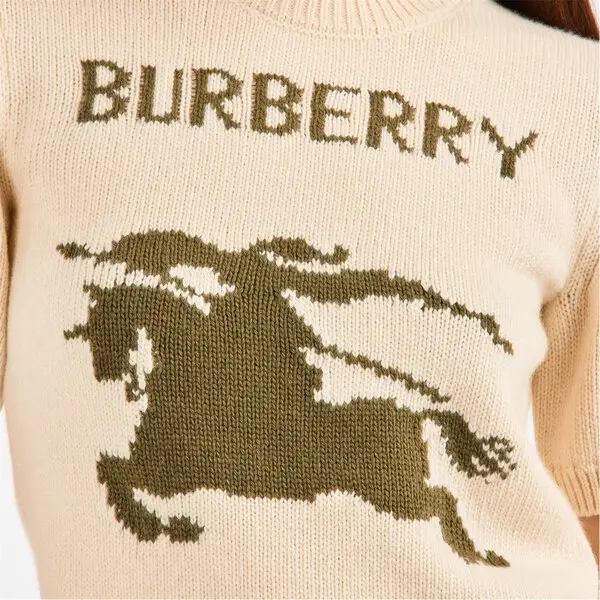 Burberry Crew Neck Short Sleeve Sweater