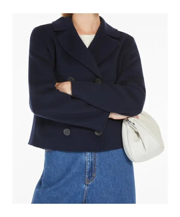 Max Mara Double-sided Wool Double-breasted Pea Coat