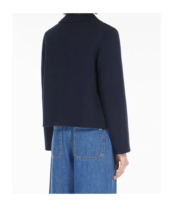 Max Mara Double-sided Wool Double-breasted Pea Coat