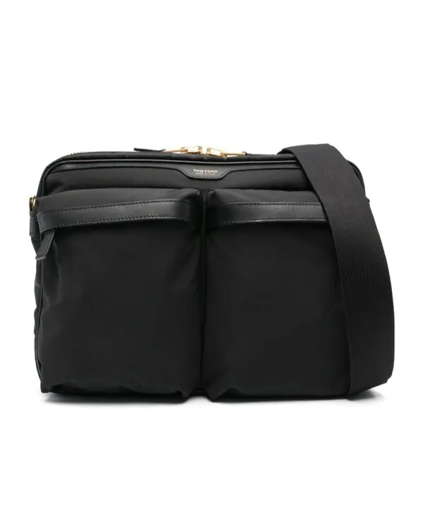 TOM FORD Large Utility Messenger Bag - Black