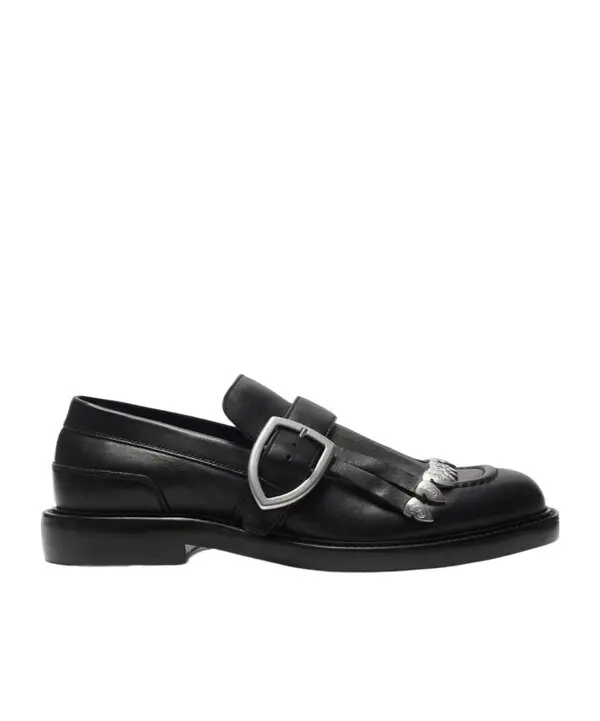 Burberry Cobble Loafers With Equestrian Knight Logo Detailing
