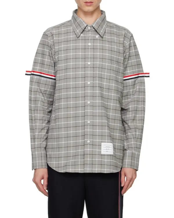 Thom Browne Tattersall-checked Cotton Shirt