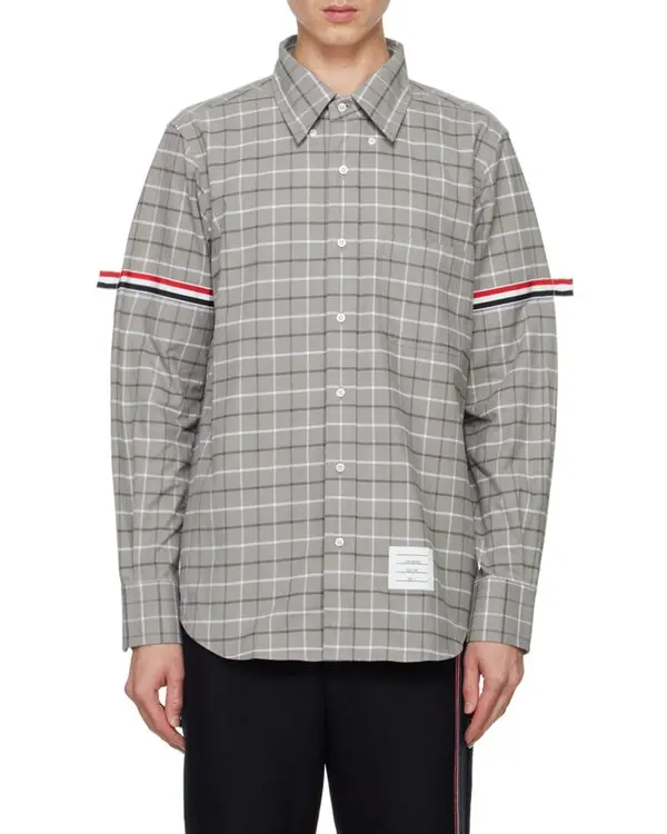 Thom Browne Tattersall-checked Cotton Shirt