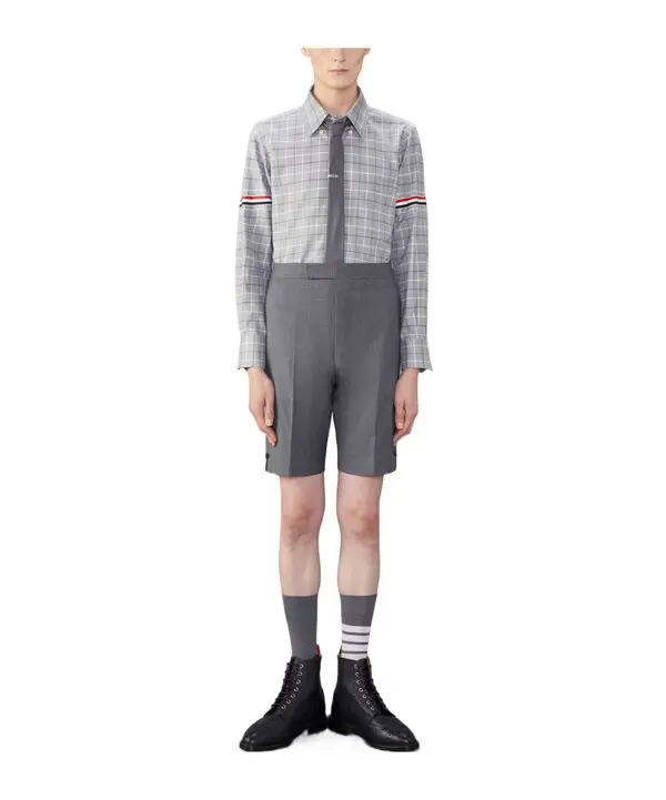 Thom Browne Tattersall-checked Cotton Shirt