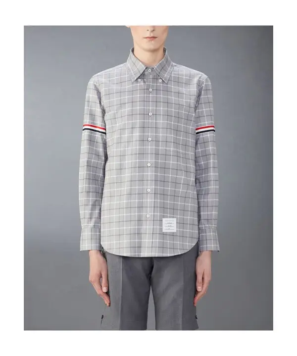 Thom Browne Tattersall-checked Cotton Shirt