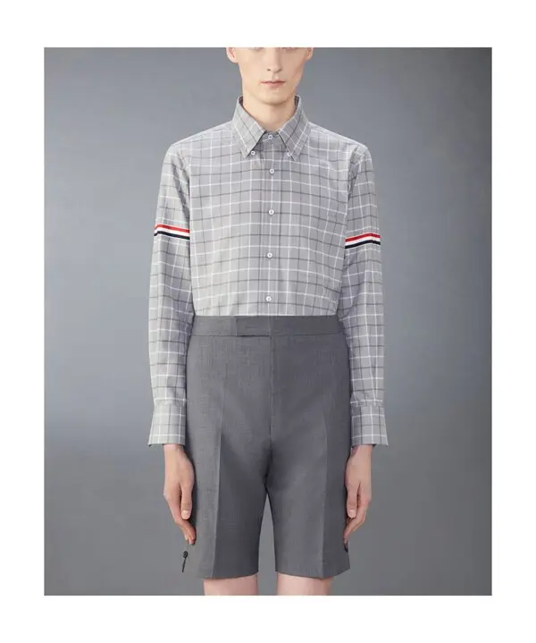 Thom Browne Tattersall-checked Cotton Shirt